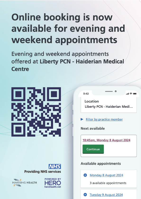 Emergency & weekend booking